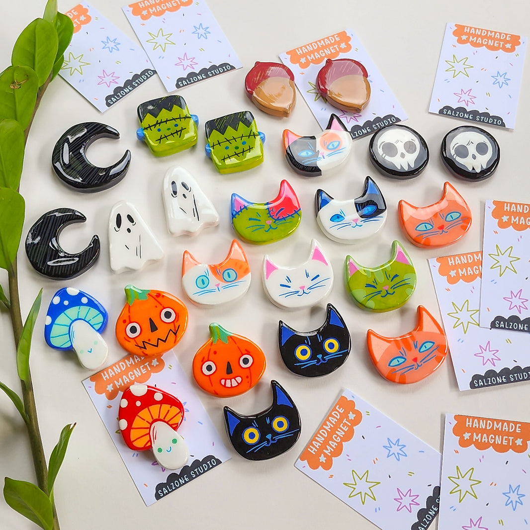 Salzone Studio - Shop Cute Art Prints, Clay Magnets, Bookmarks & More